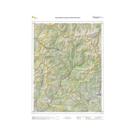 Mapa Relleu Pallars Sobirà 1/100.000
